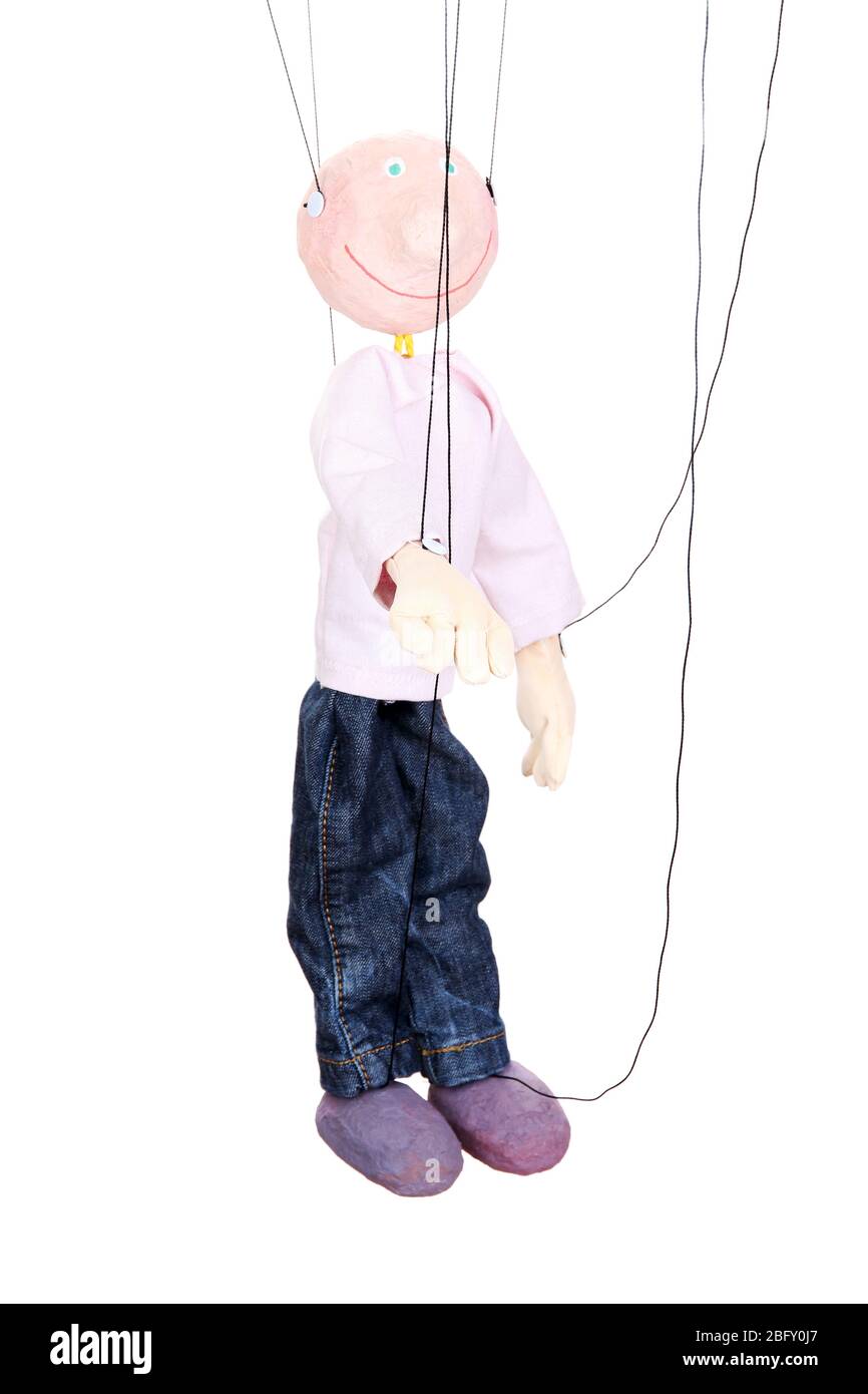 Hand string puppet Cut Out Stock Images & Pictures - Alamy