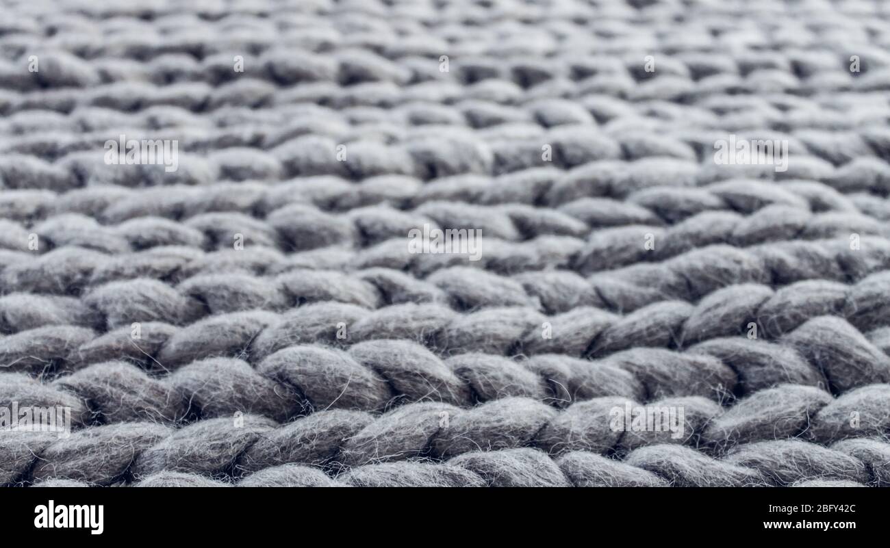 knitted texture. gray and blue color Stock Photo - Alamy