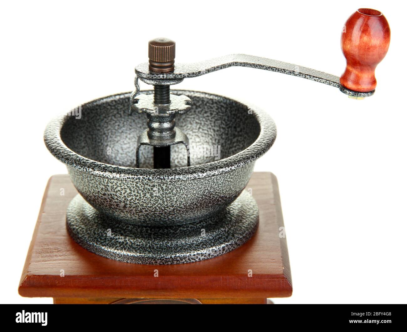 Coffee grinder isolated on white Stock Photo - Alamy