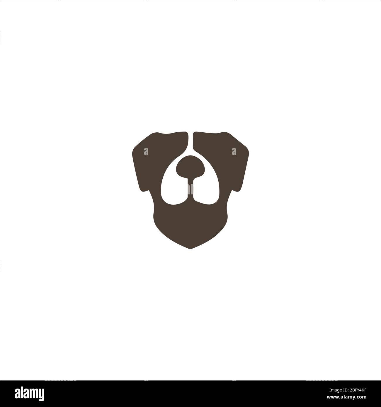 Animal dog logo vector design templates Stock Vector Image & Art - Alamy