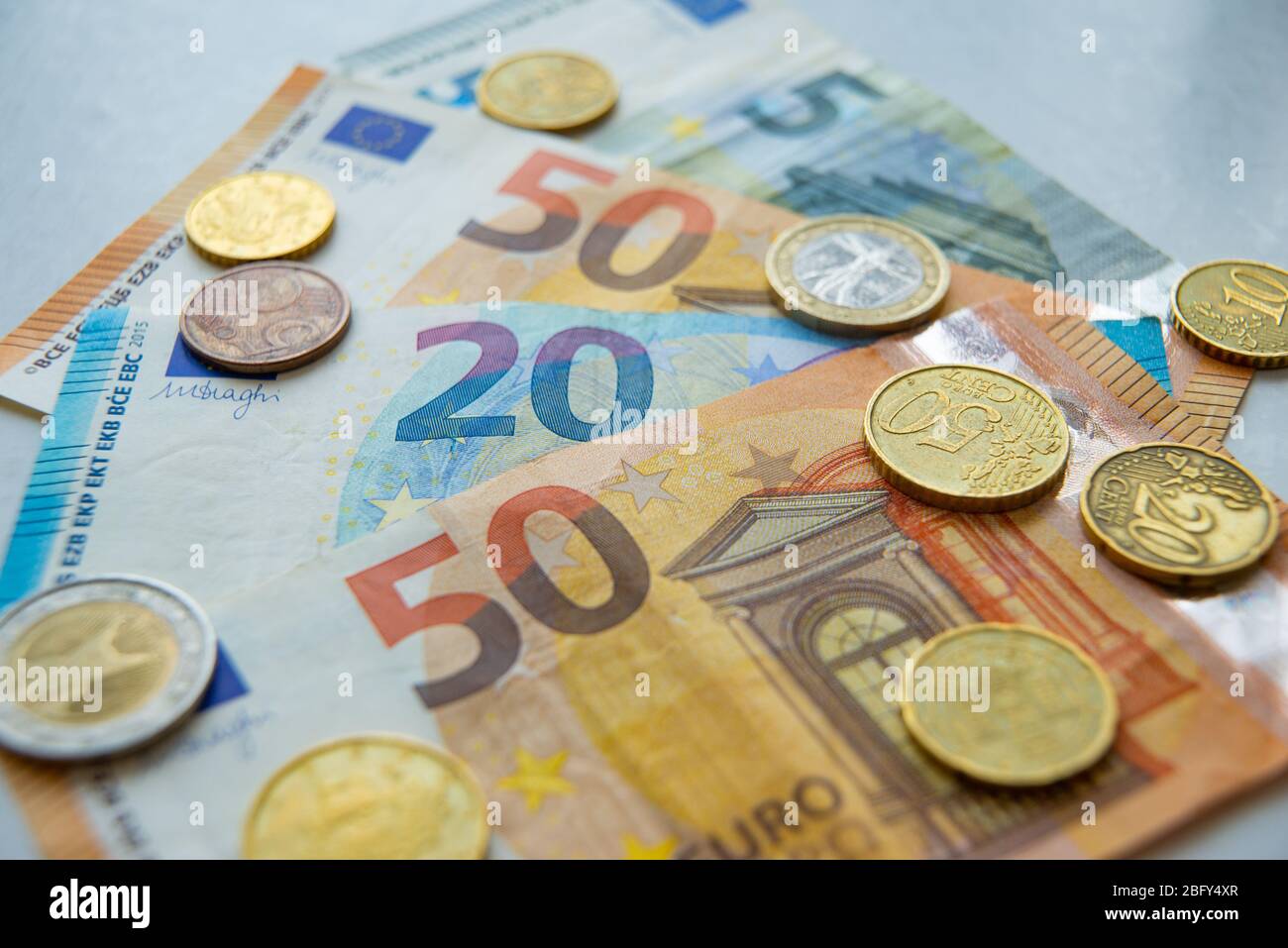 Mortgage rates euro coins hi-res stock photography and images - Alamy