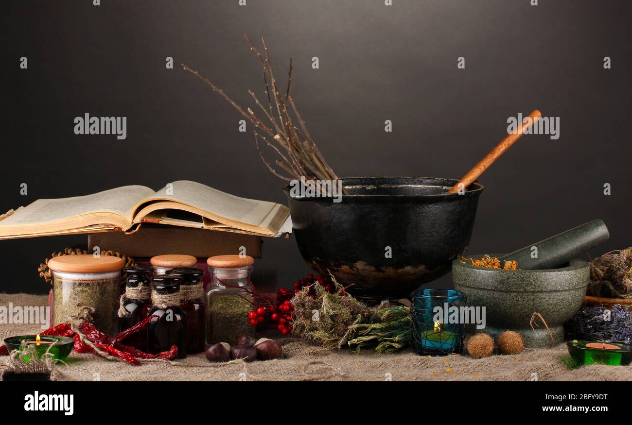 Scary halloween laboratory Stock Photo - Alamy