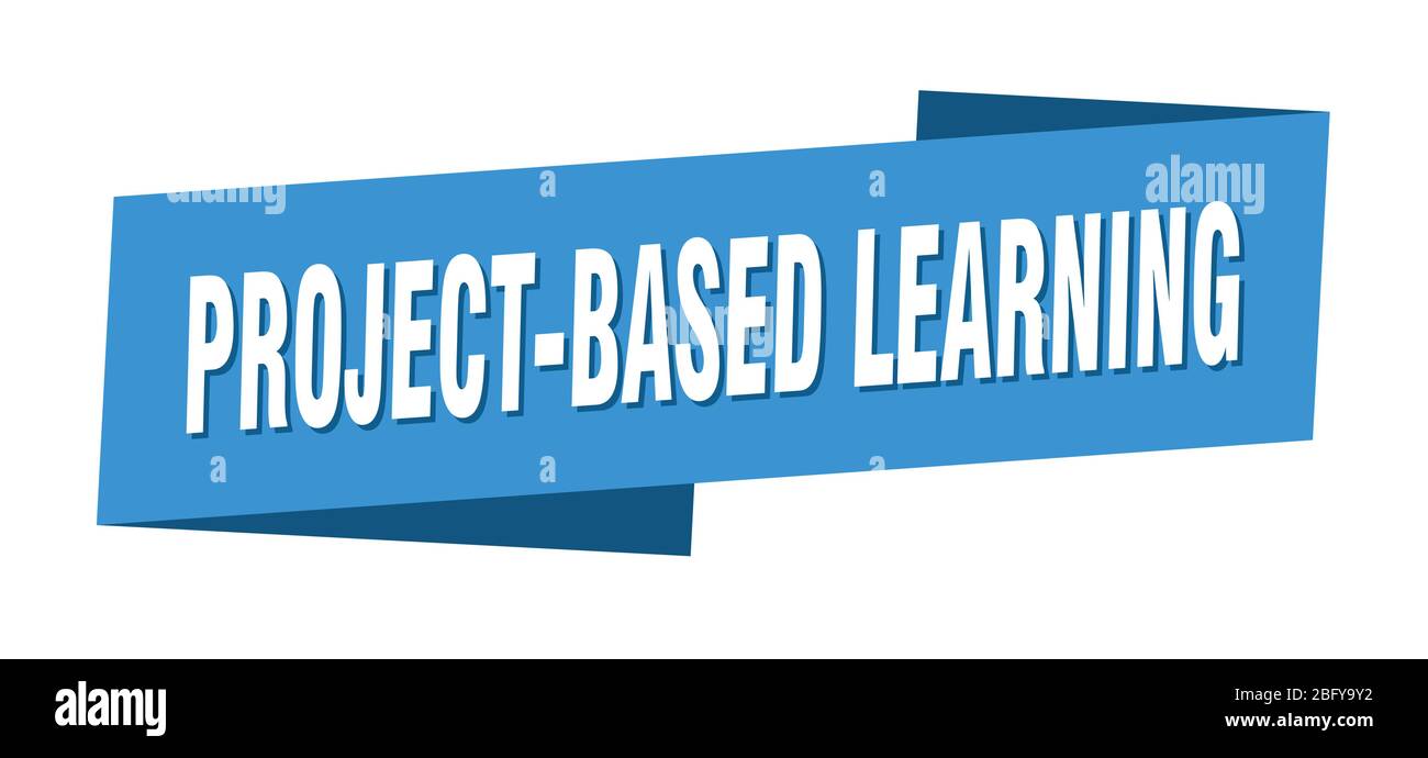 project-based learning banner template. project-based learning ribbon label sign Stock Vector ...