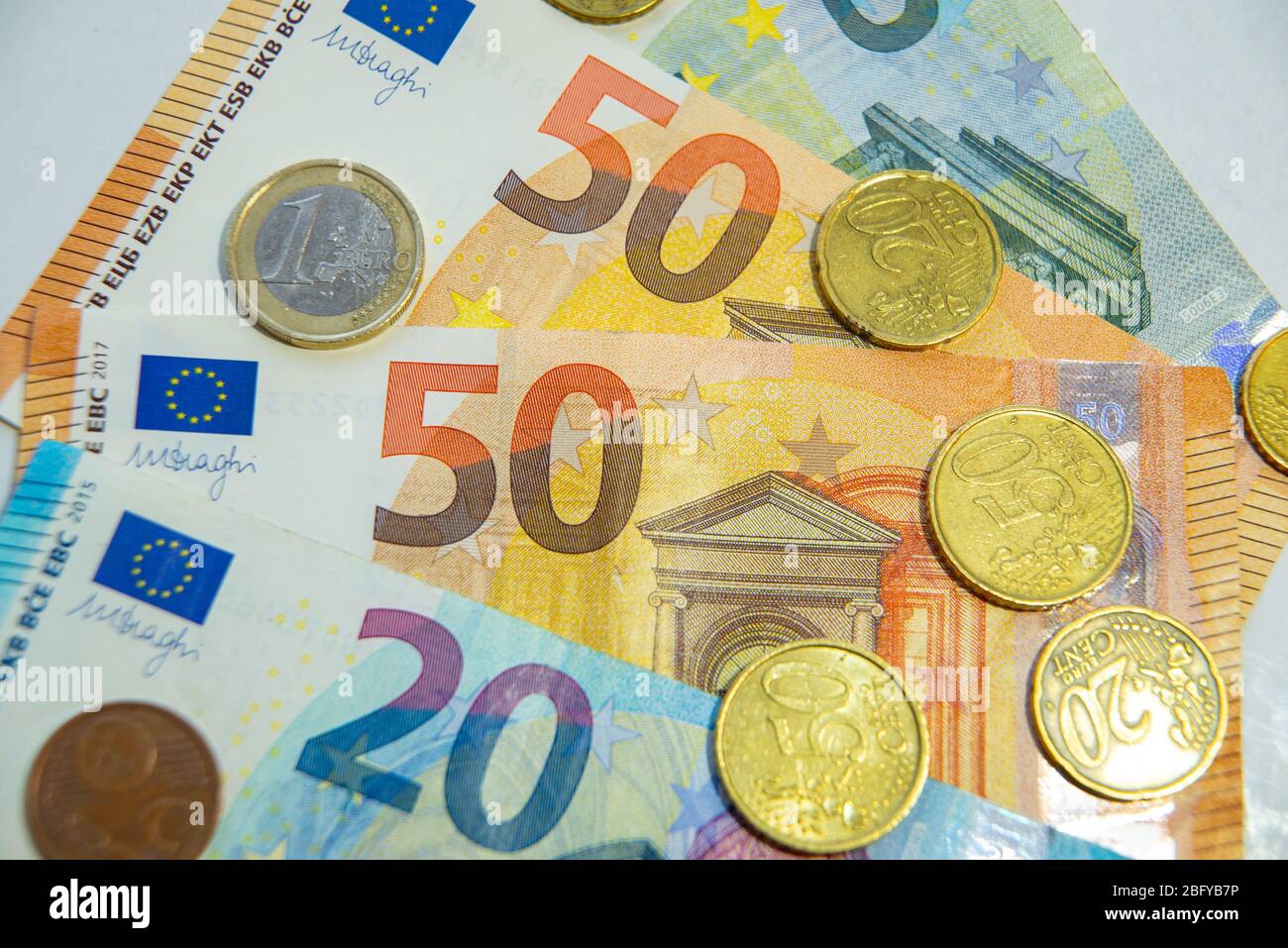 Mortgage rates euro coins hi-res stock photography and images - Alamy