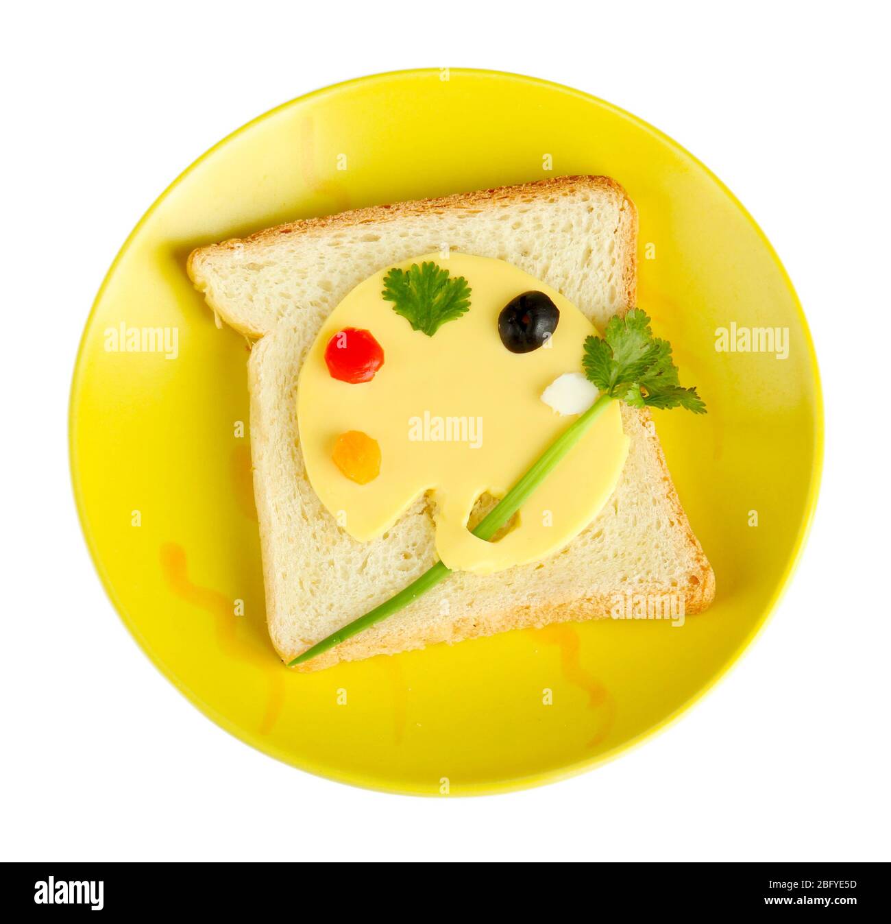 Food art kids sandwich Cut Out Stock Images & Pictures - Alamy