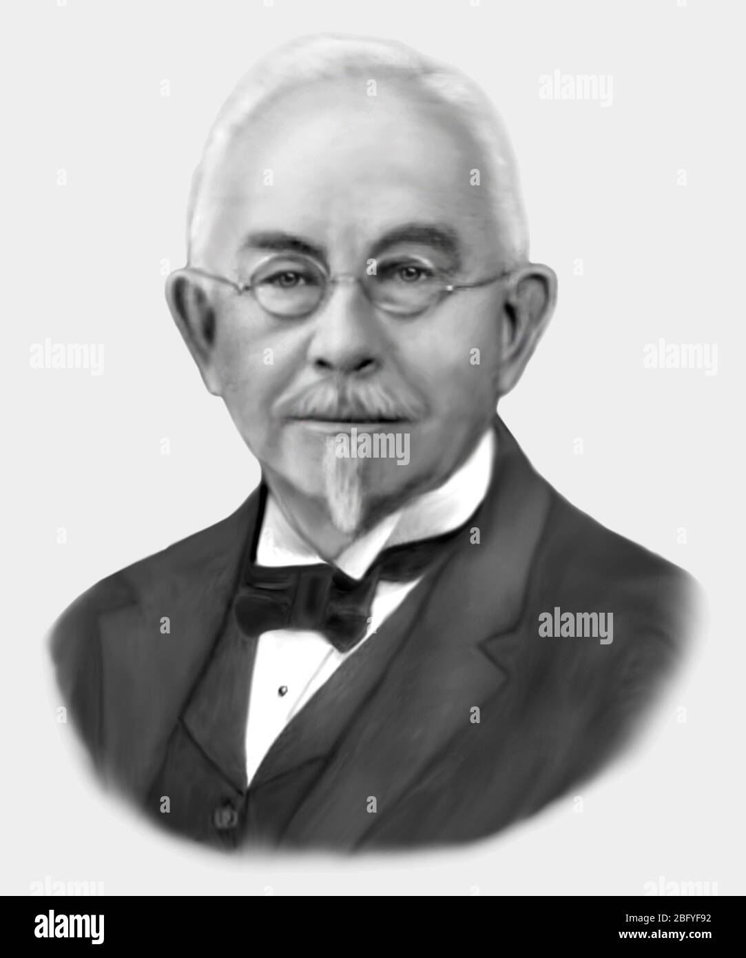 Wilhelm Johannsen 1857-1927 Danish Botanist Stock Photo - Alamy