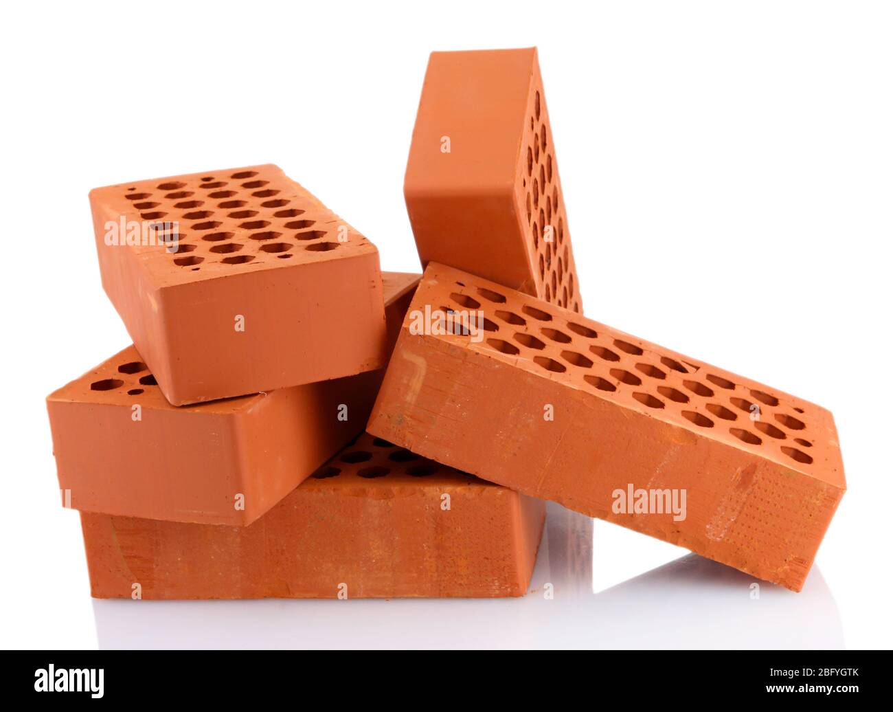 bricks, isolated on white Stock Photo - Alamy