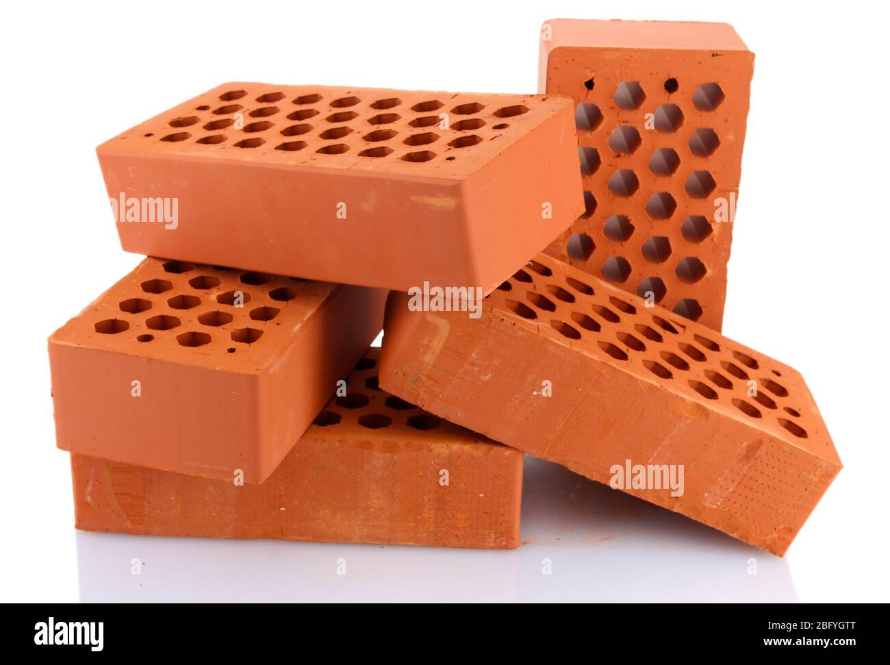 bricks, isolated on white Stock Photo - Alamy