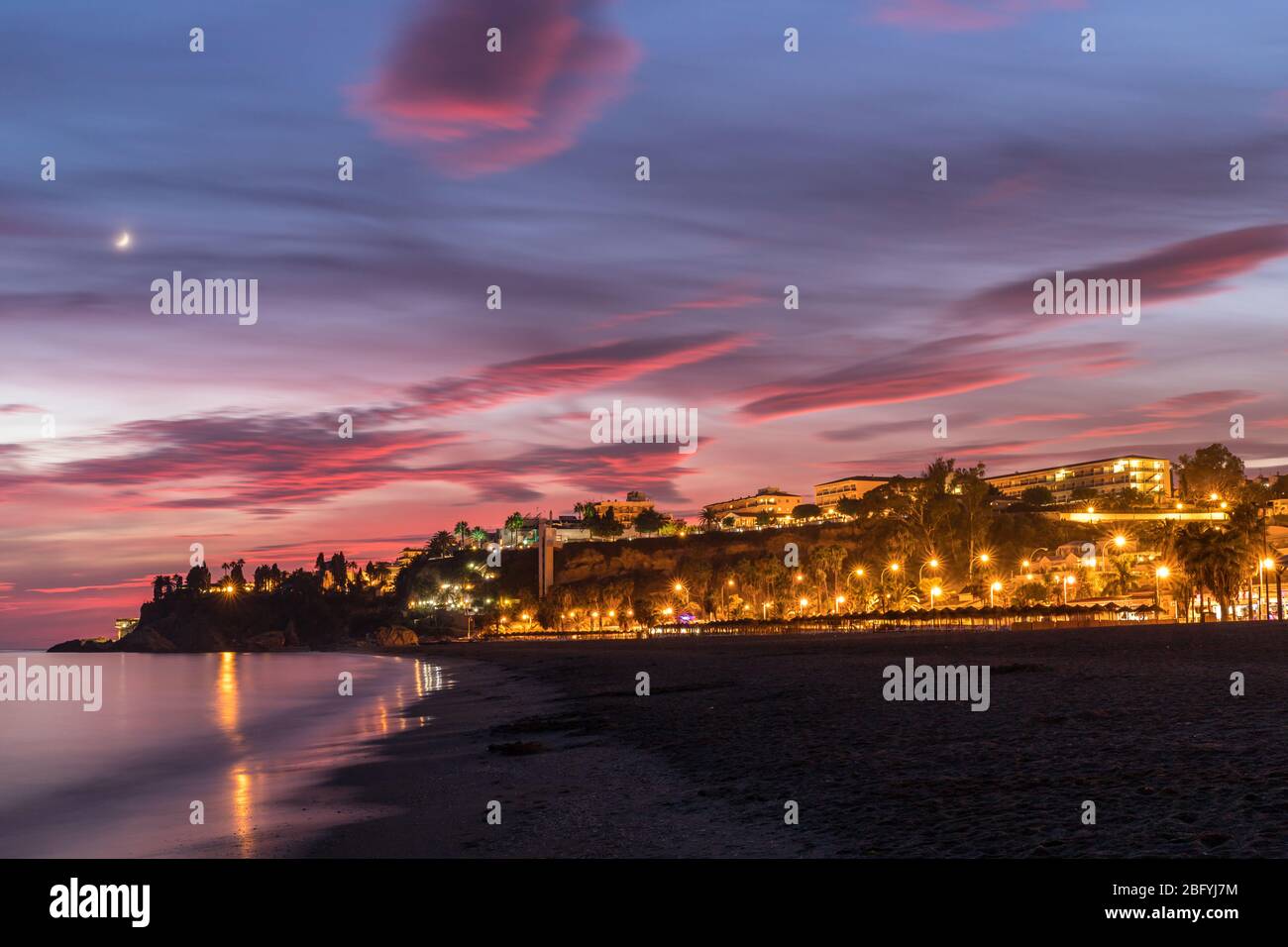 Family beach spain hi-res stock photography and images - Alamy