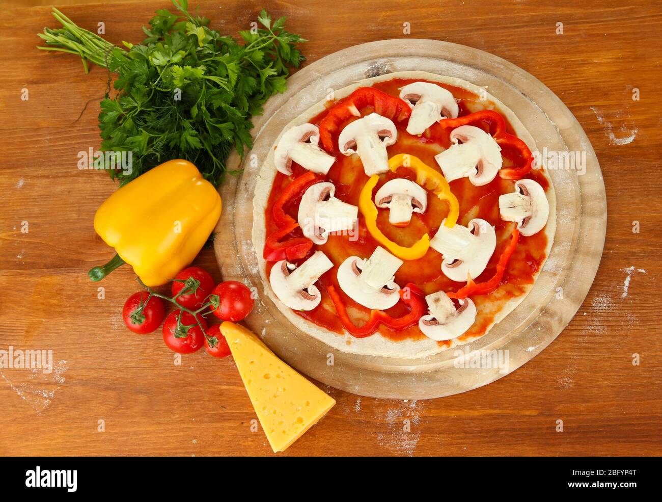 process of making pizza Stock Photo - Alamy