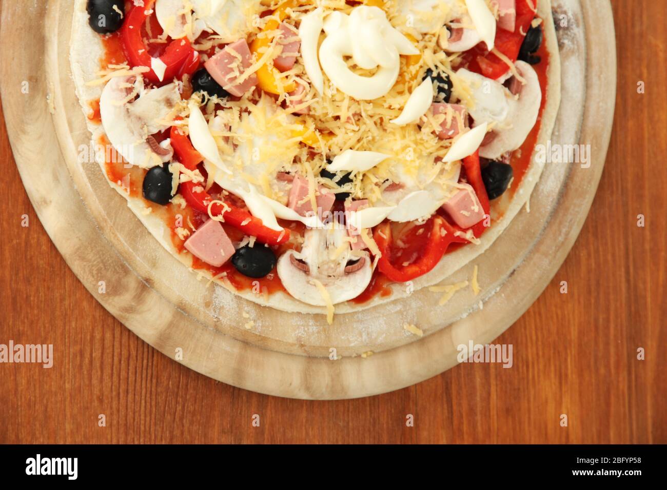 process of making pizza Stock Photo - Alamy
