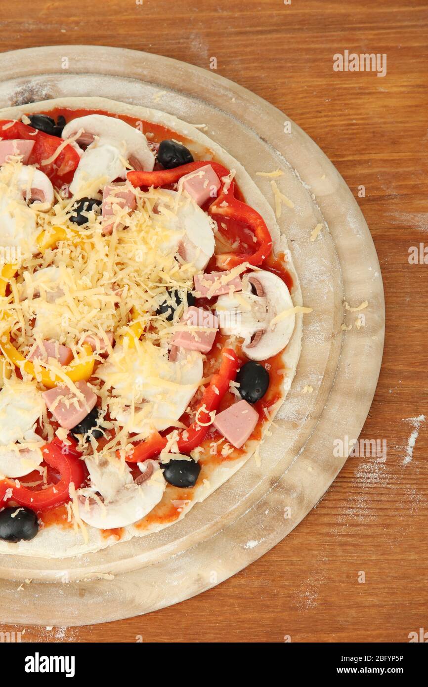 process of making pizza Stock Photo - Alamy