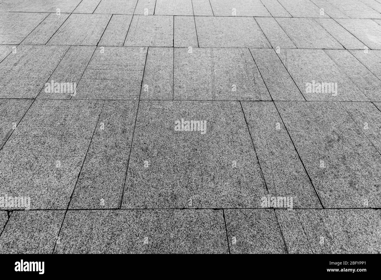 Top view on paving stone road. Old pavement of granite texture. Street ...