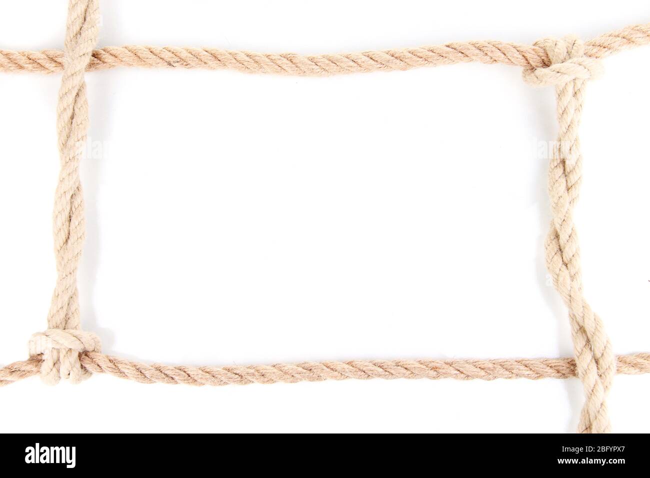Vintage sailing rope Cut Out Stock Images & Pictures - Alamy