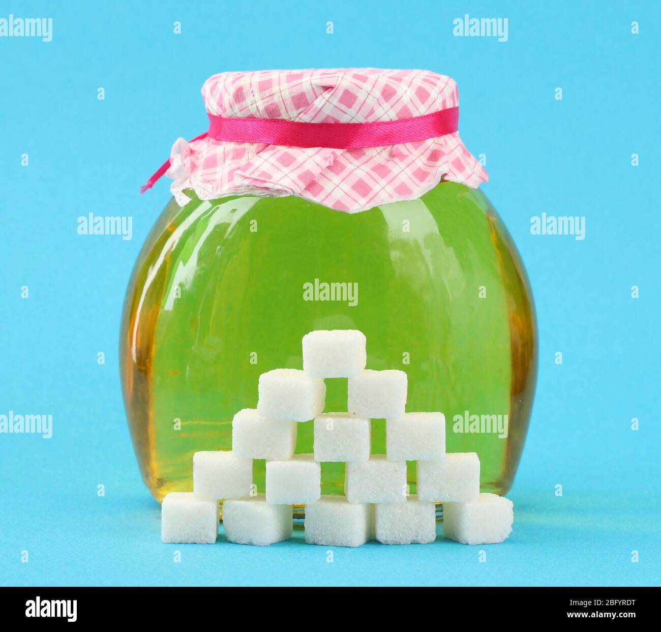 Concept: Amount of sugar in food Stock Photo - Alamy