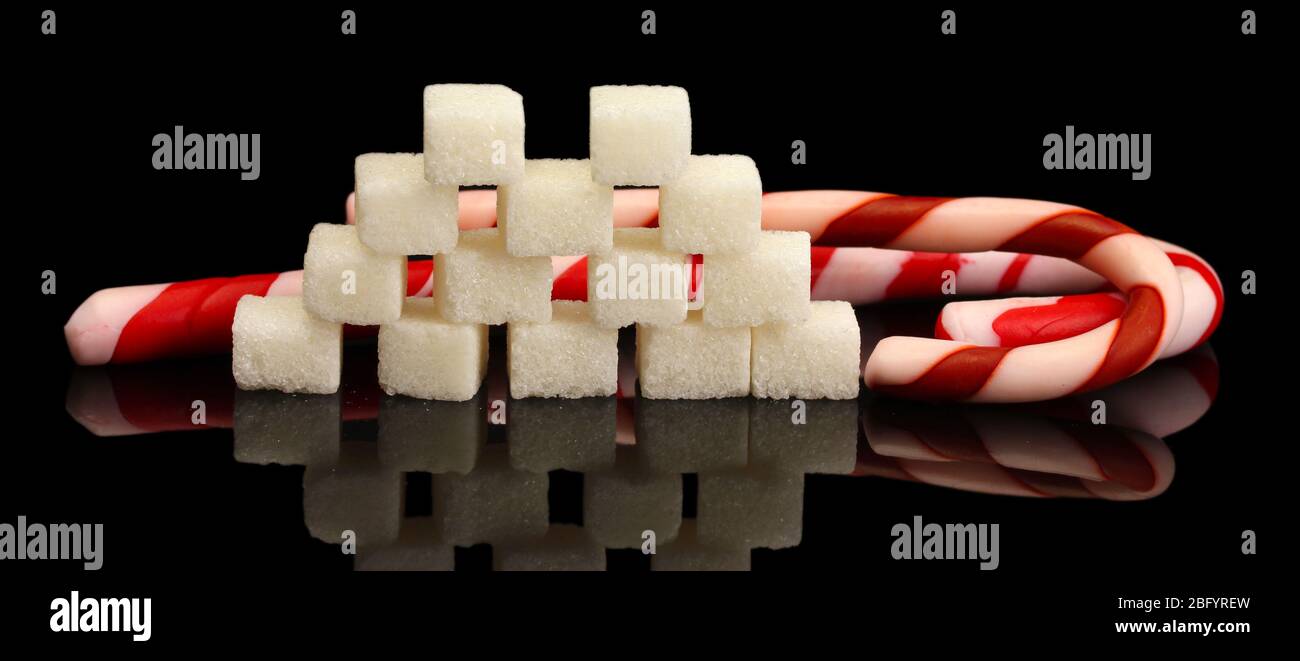 Concept: Amount of sugar in food Stock Photo - Alamy