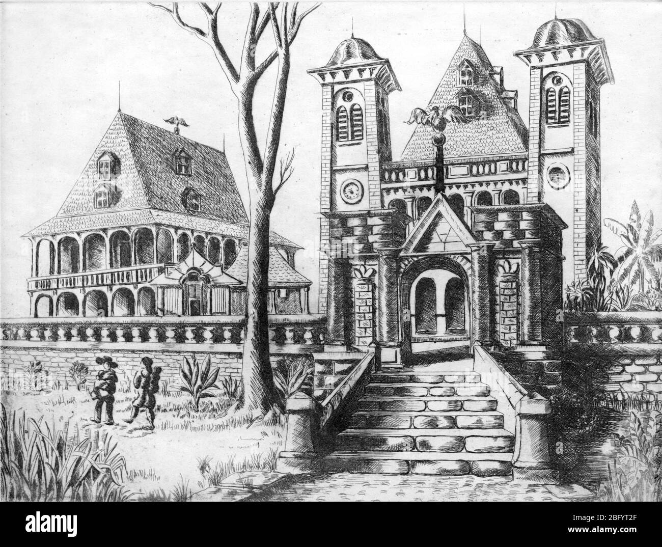 Rova de antananarivo Black and White Stock Photos & Images - Alamy