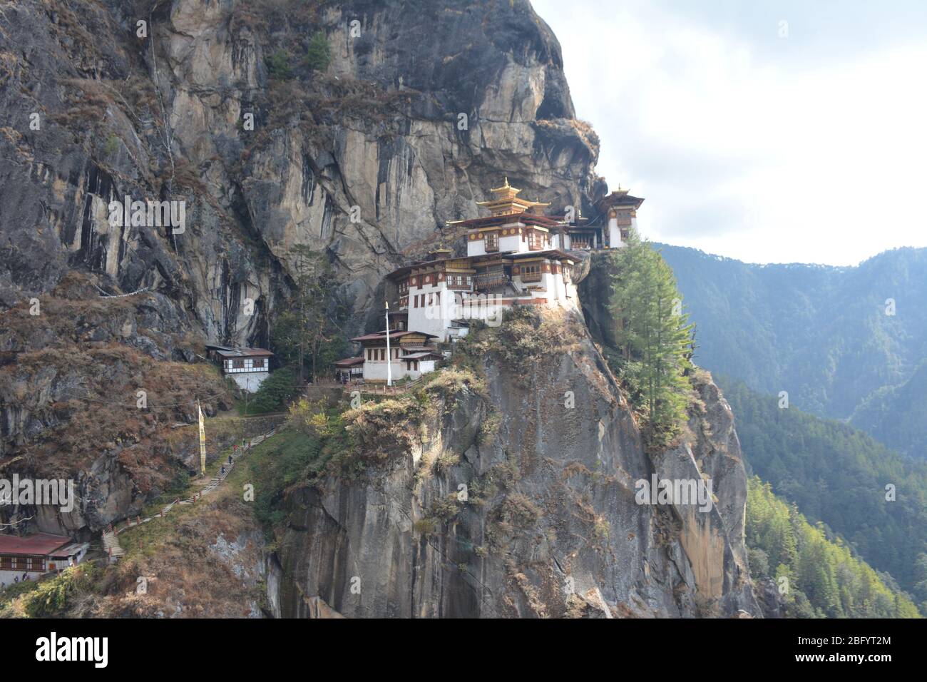 The Unesco-listed Tiger's Nest monastery (Paro Taktsang) is Bhutan's ...
