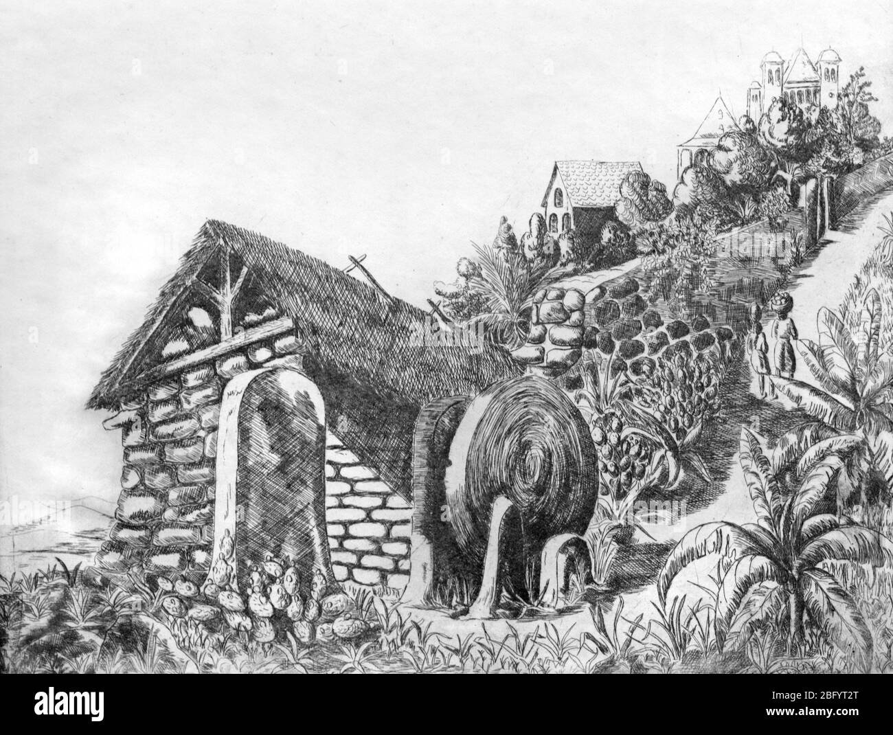 Old town gate Black and White Stock Photos & Images - Alamy