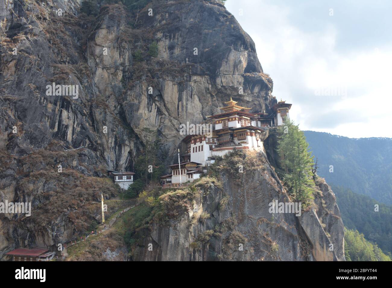 The Unesco-listed Tiger's Nest monastery (Paro Taktsang) is Bhutan's ...