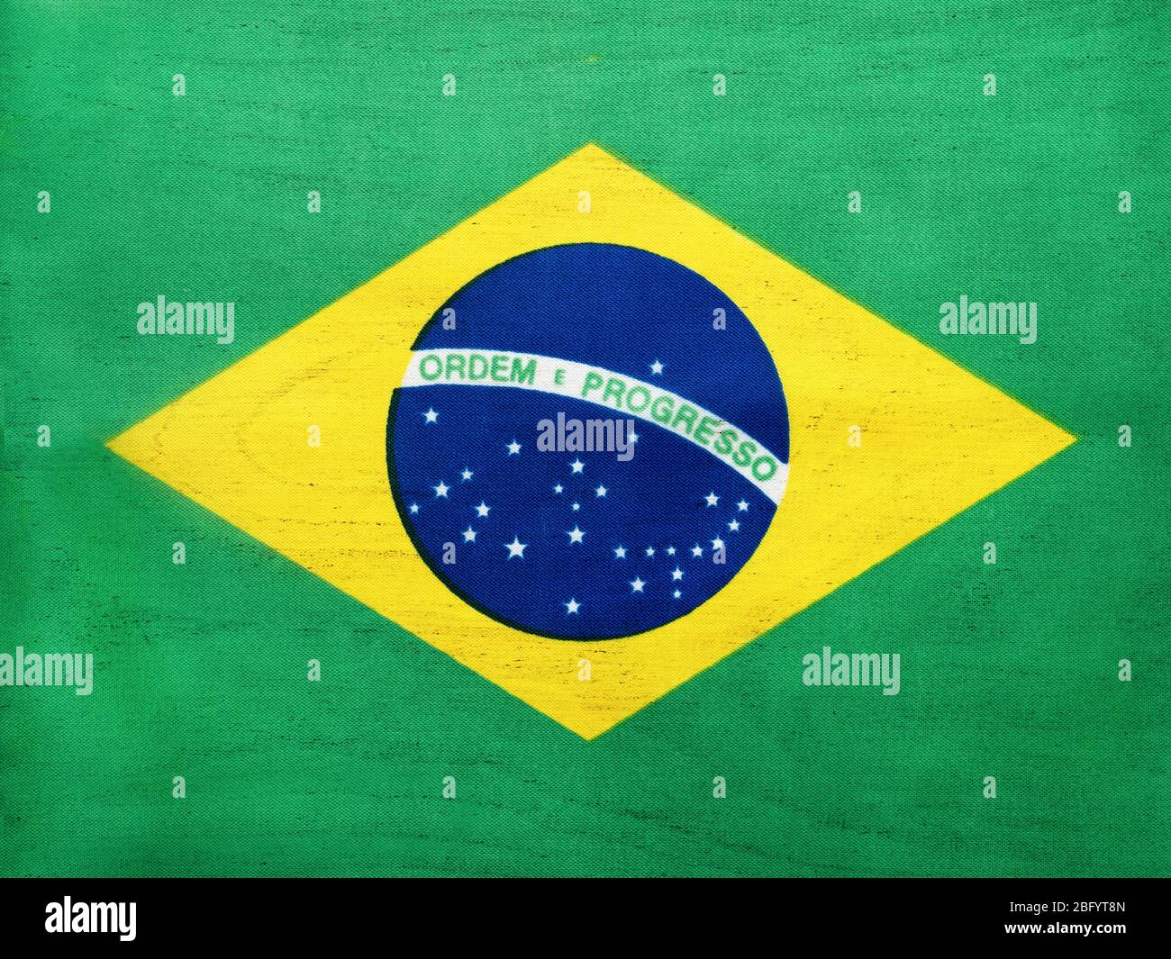 Brazilian flag. Beautiful greeting card. Close up Stock Photo - Alamy