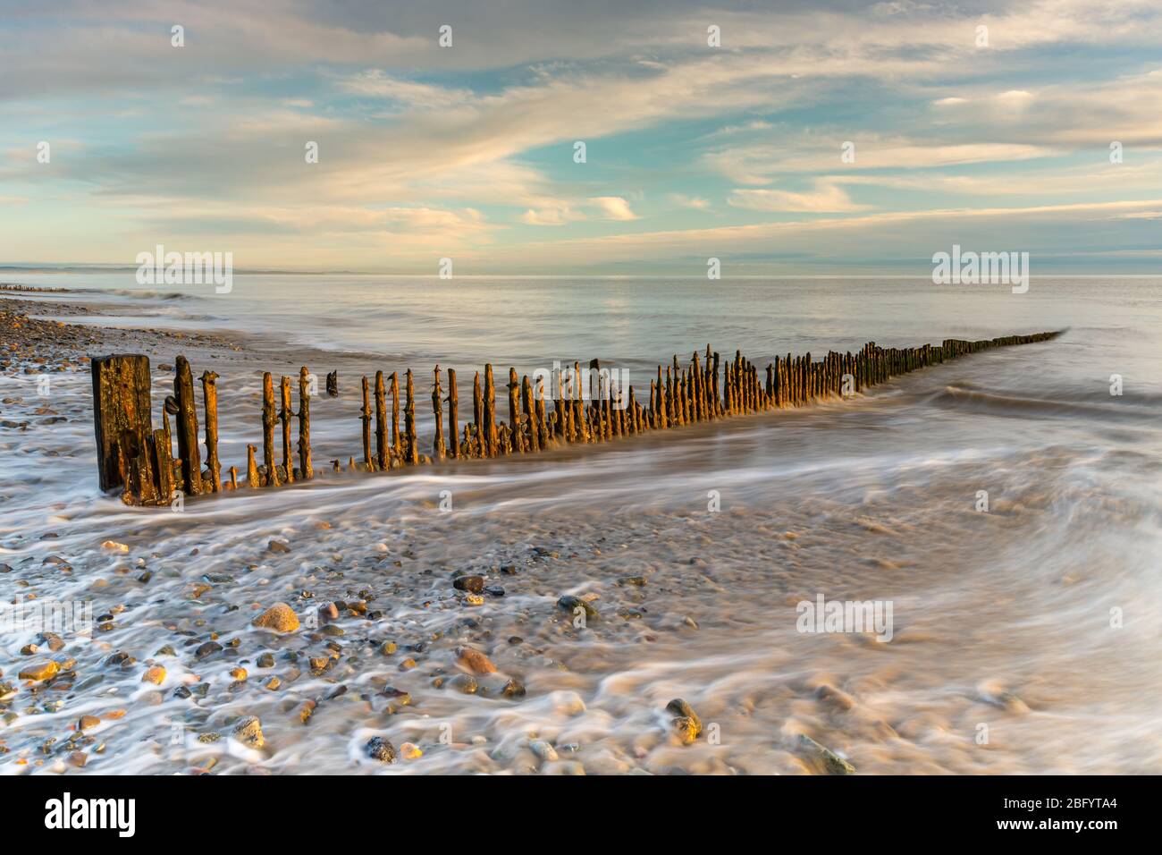 Daybreak at Rosslare Strand Wexford Stock Photo - Alamy