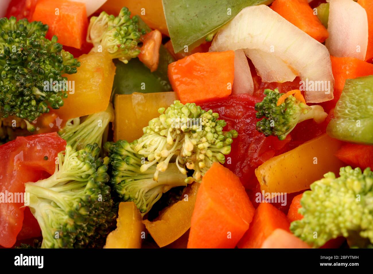 Vegetable stew background, macro Stock Photo - Alamy