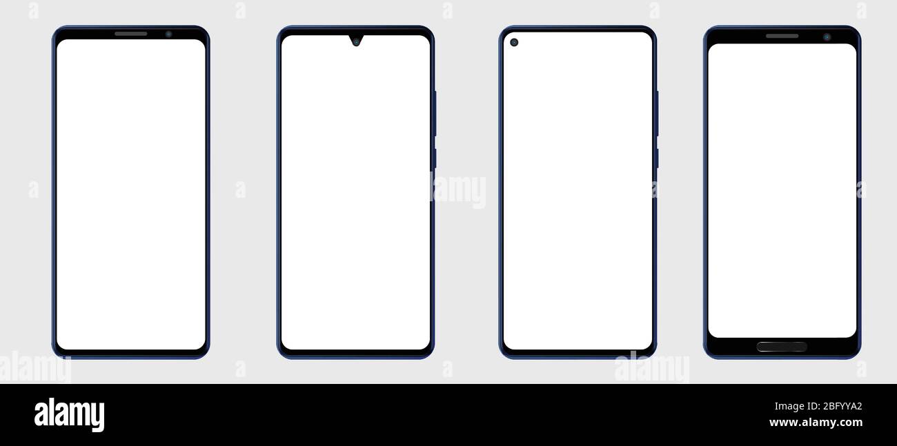 Smartphone back view Stock Vector Images - Alamy