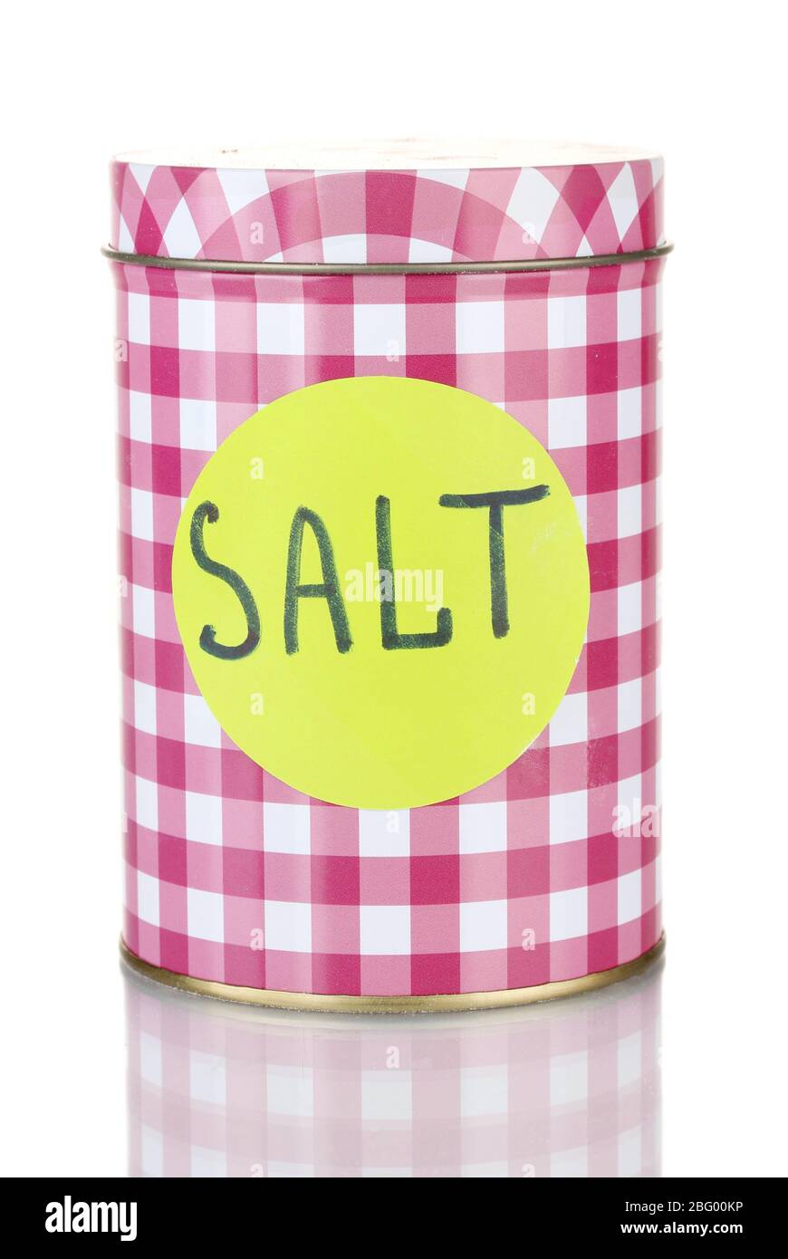 Tin salt container hi-res stock photography and images - Alamy