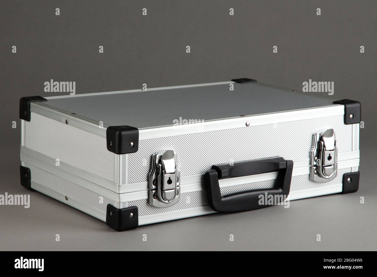 Grey suitcase luggage box hi-res stock photography and images - Alamy