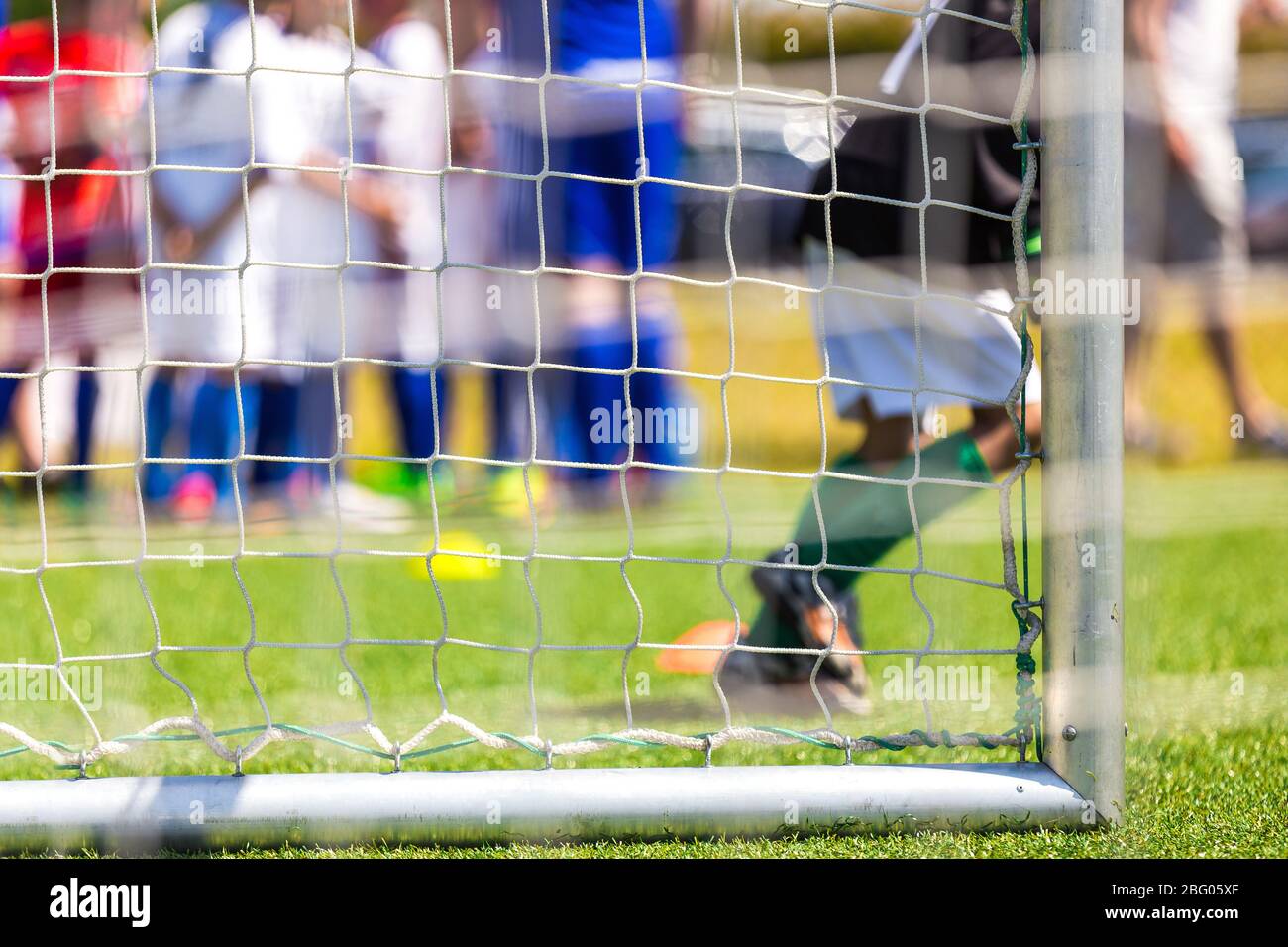 Soccer goalie standing net hi-res stock photography and images - Alamy