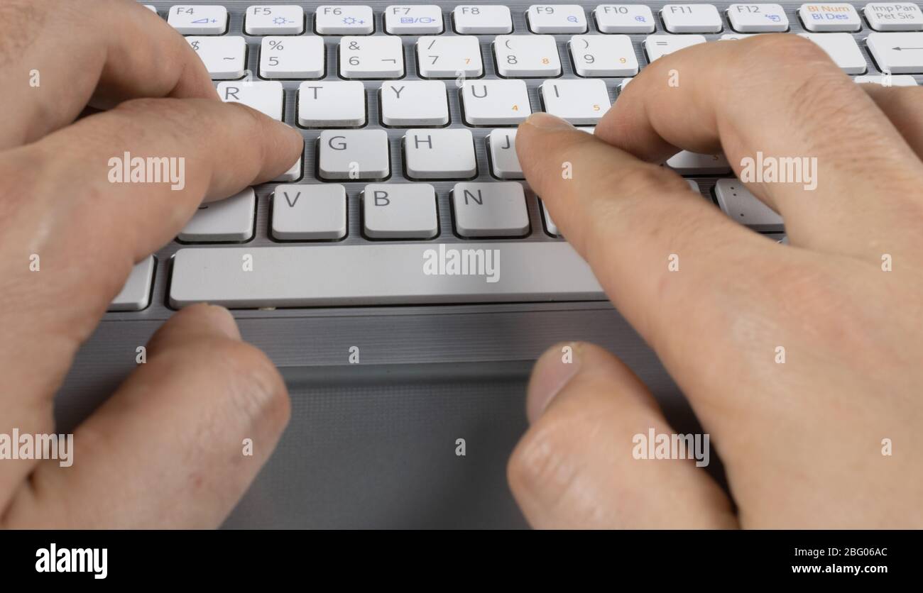White letters on a screen hi-res stock photography and images - Alamy