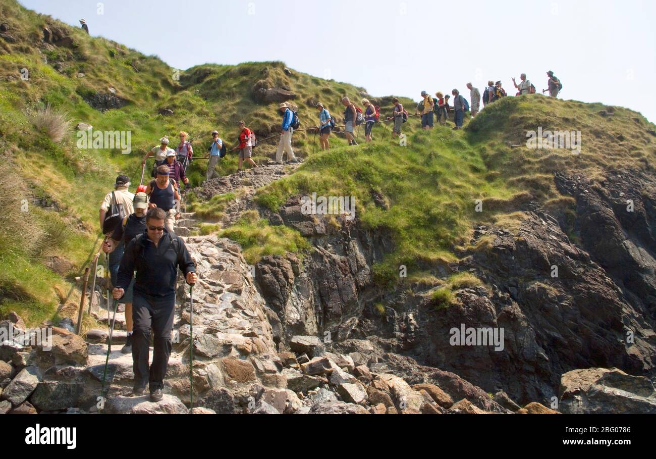 Cornish coastal path hi-res stock photography and images - Alamy
