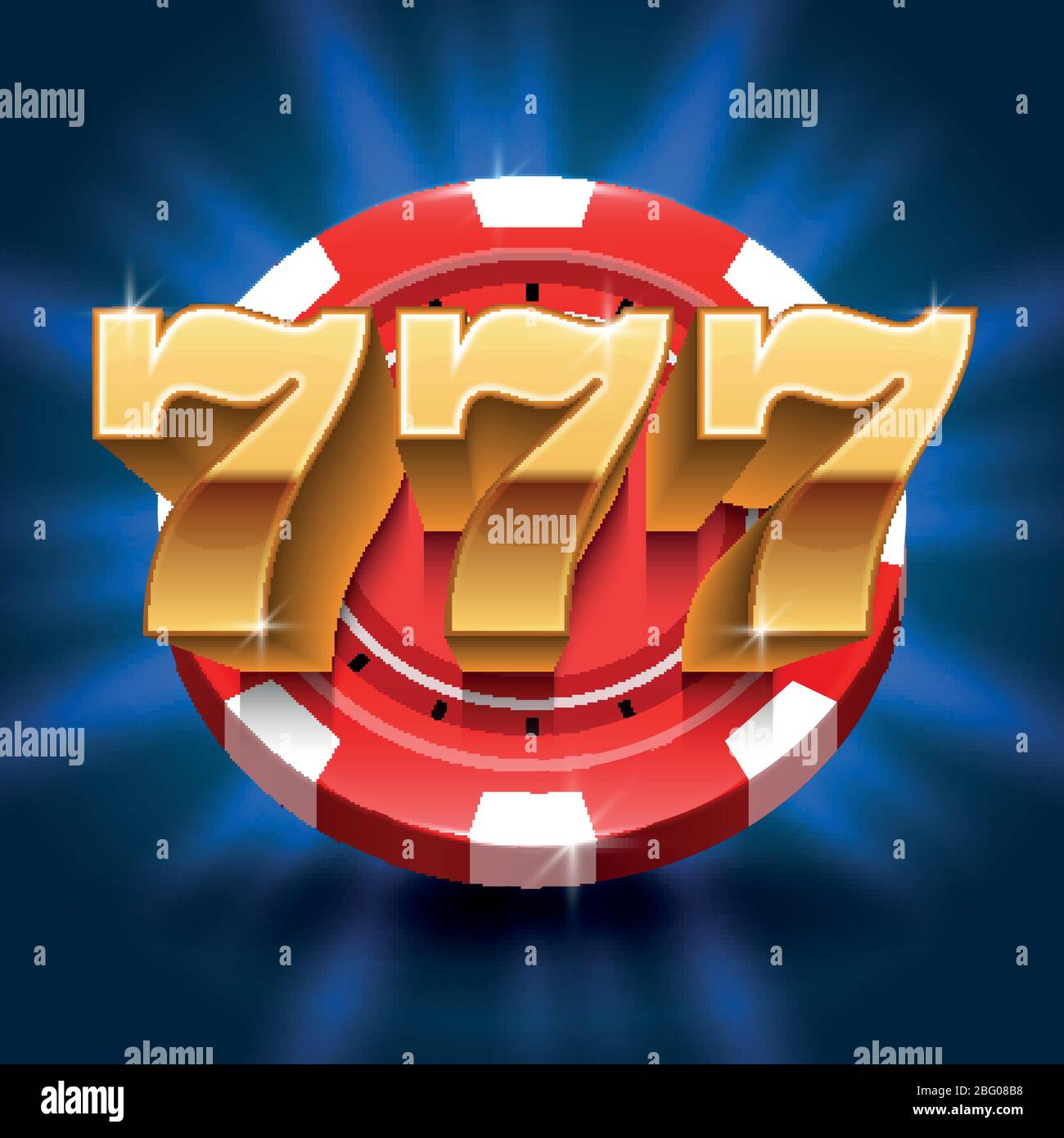 Lucky 777 Stock Vector Images - Alamy