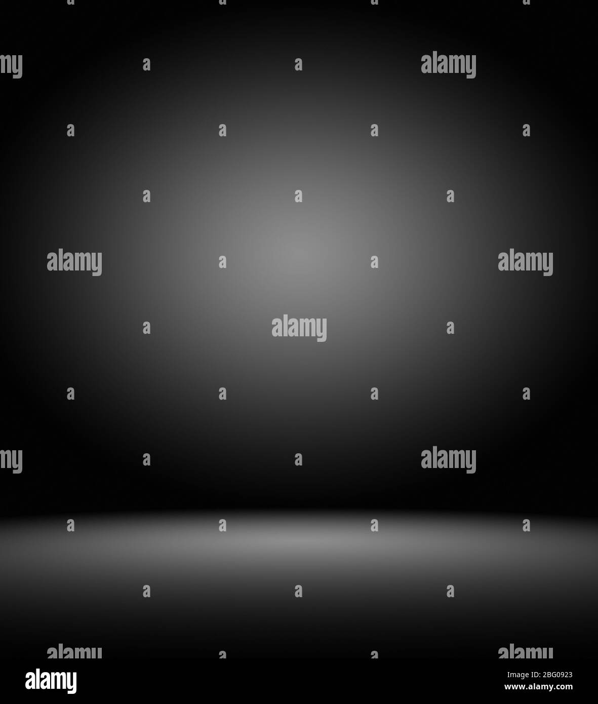 Product showcase spotlight on black gradient background Stock Photo - Alamy