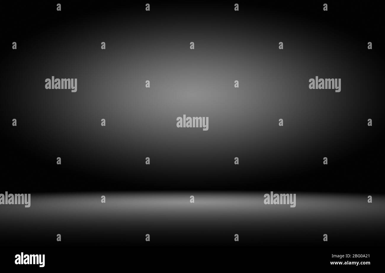 Product showcase spotlight on black gradient background Stock Photo - Alamy