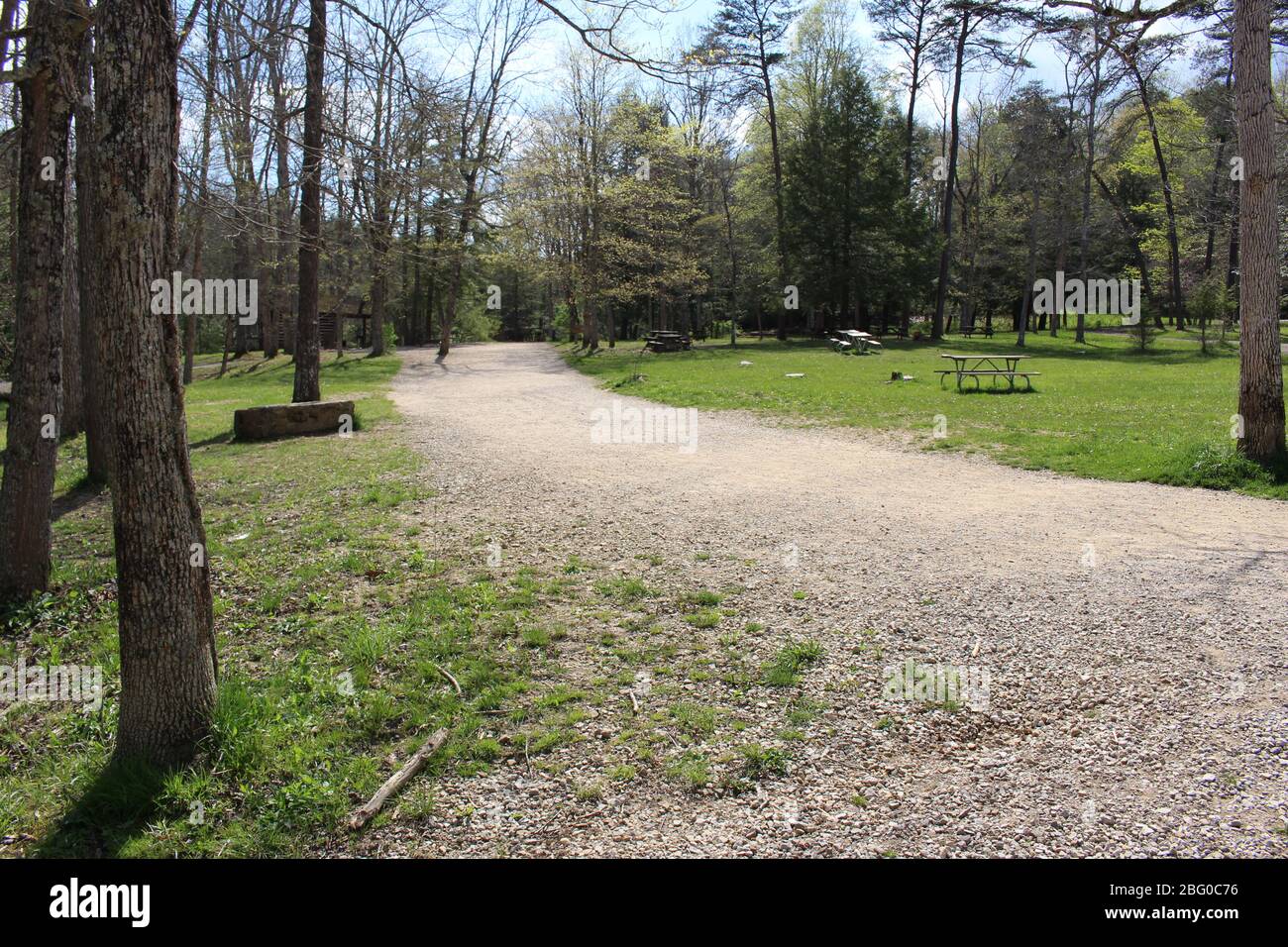 Old man cave walk trail and water fall in Ohio State,nature green ...