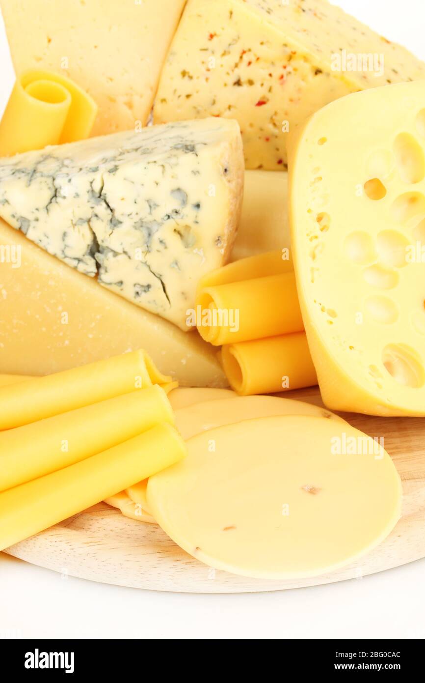 Various types of cheese close up Stock Photo - Alamy