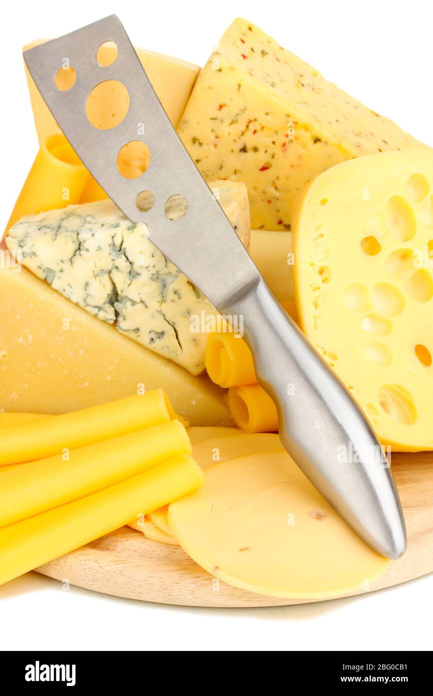 Various types of cheese close up Stock Photo - Alamy