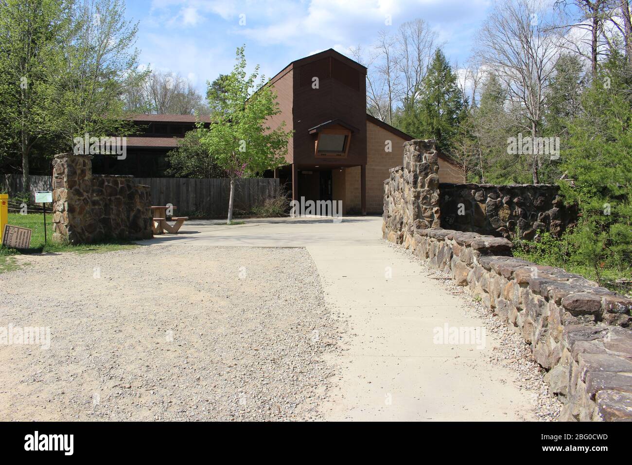 Old man cave walk trail and water fall in Ohio State,nature green ...