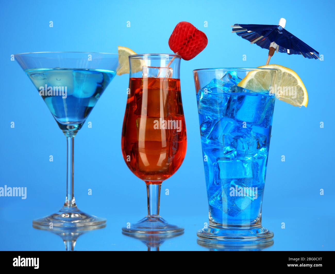 Several alcoholic cocktails bar hi-res stock photography and images - Alamy