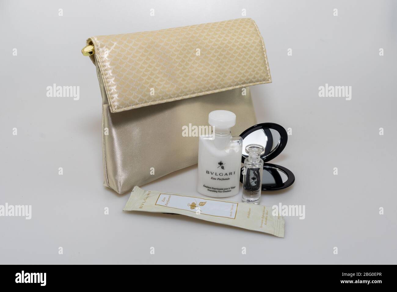 Emirates airline amenity kit Stock Photo - Alamy