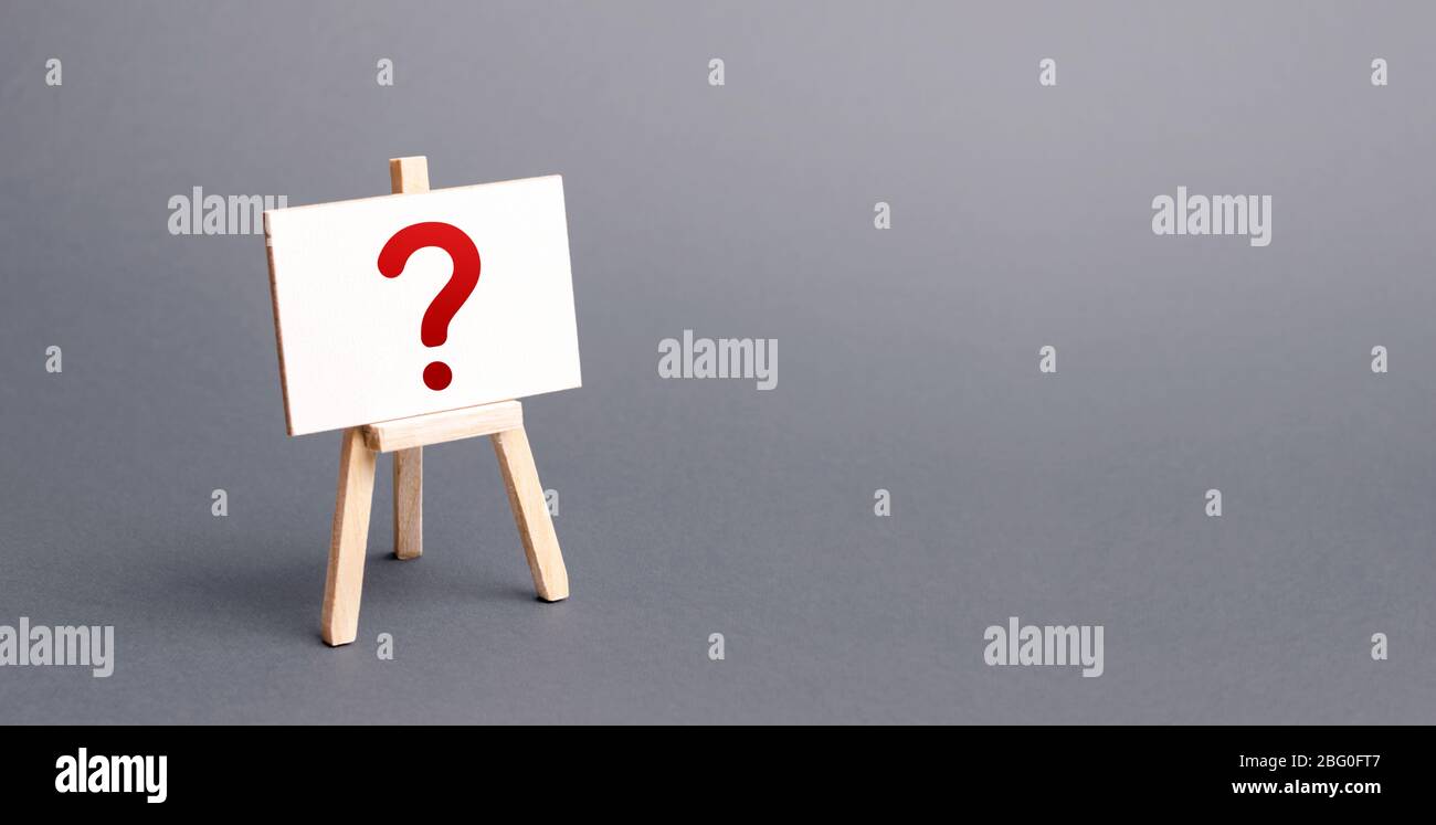 Truth question mark hi-res stock photography and images - Alamy