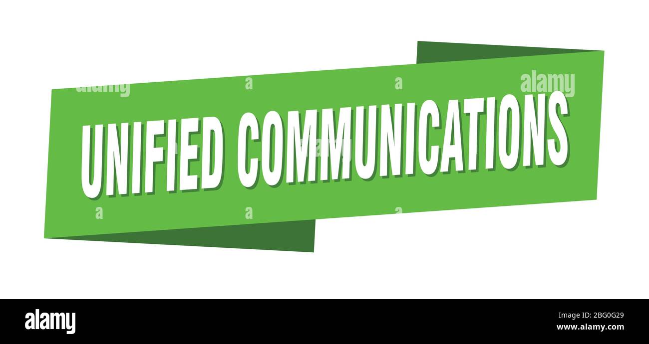 unified communications banner template. unified communications ribbon ...