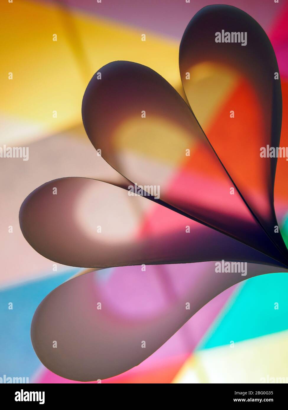 colourful abstract shapes Stock Photo - Alamy