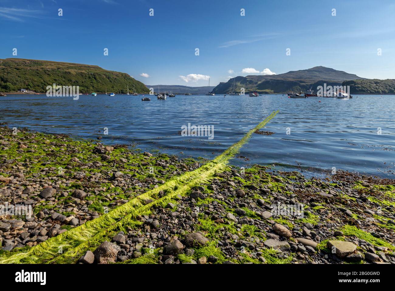 Loch Portree, Portree Harbour, Portree, Isle of Skye, Scotland Stock ... Loch Portree, Portree Harbour, Portree, Isle of Skye, Scotland Stock ...