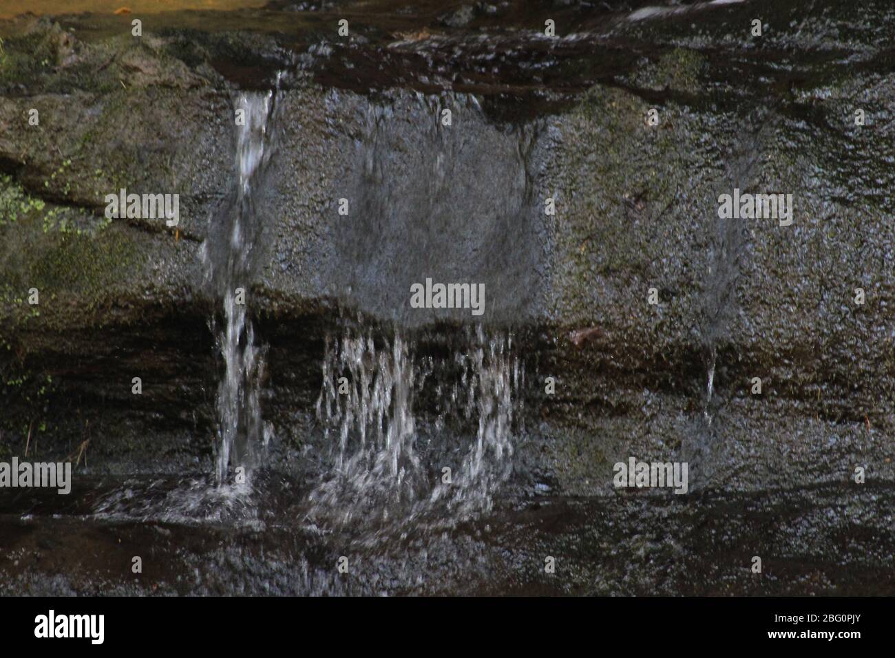 Old man cave walk trail and water fall in Ohio State,nature green ...