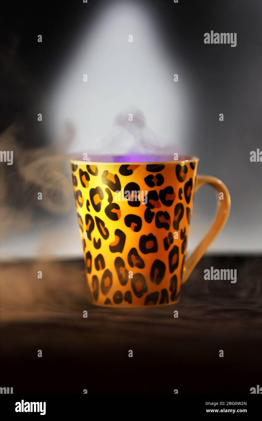 Cups shot in studio with dramatic lighting for effects we added smoke ...