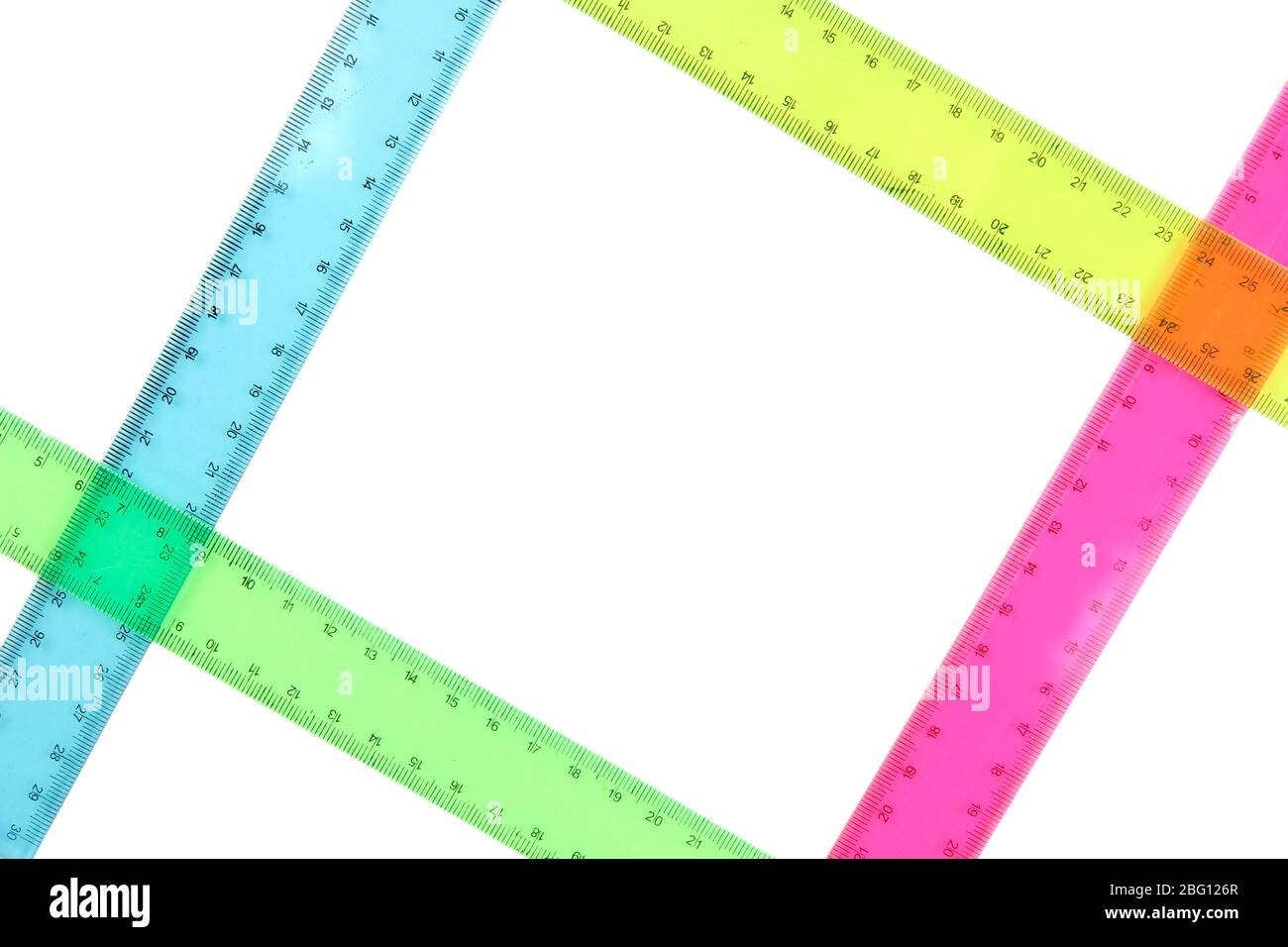 Plastic rulers hi-res stock photography and images - Alamy