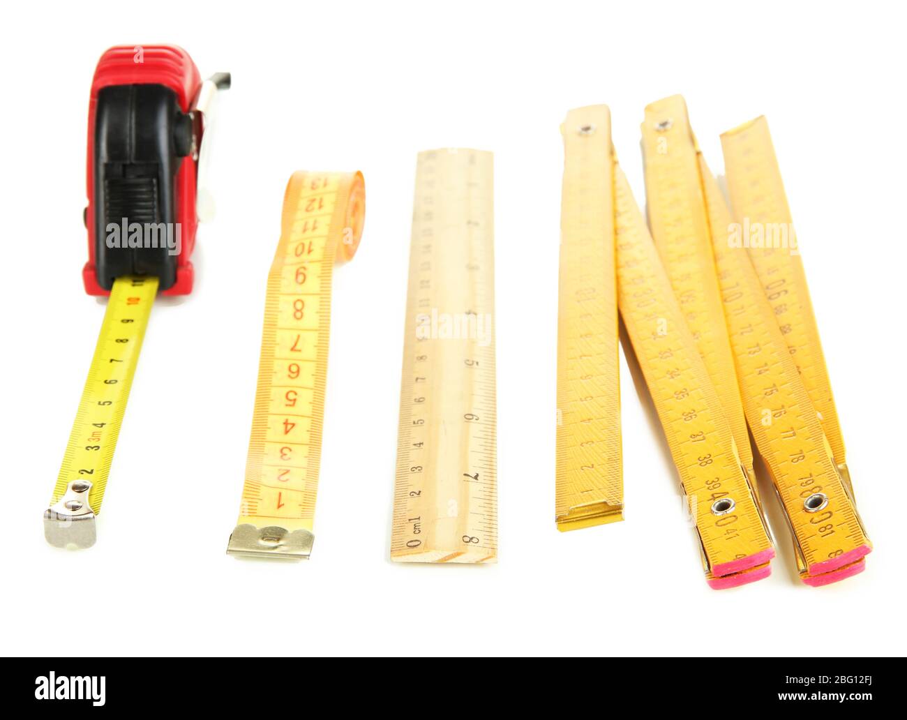 Tape measures rulers hi-res stock photography and images - Alamy